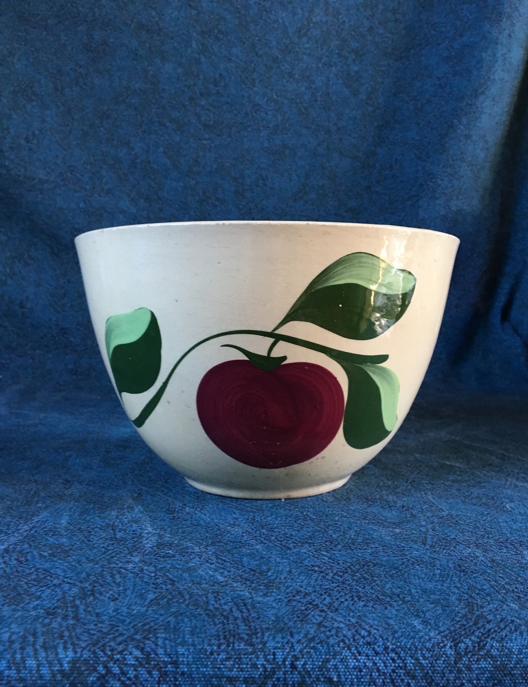 Watt Pottery Apple Mixing Bowl #65 - Etsy