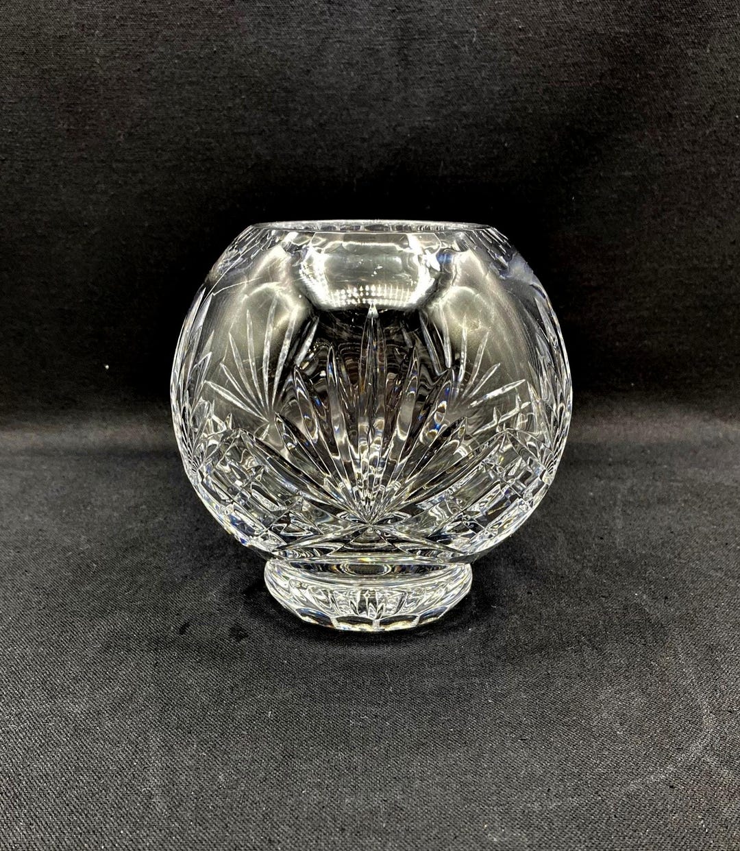 Rogaska Richmond Yugoslavian Crystal Footed Rose Bowl - Etsy
