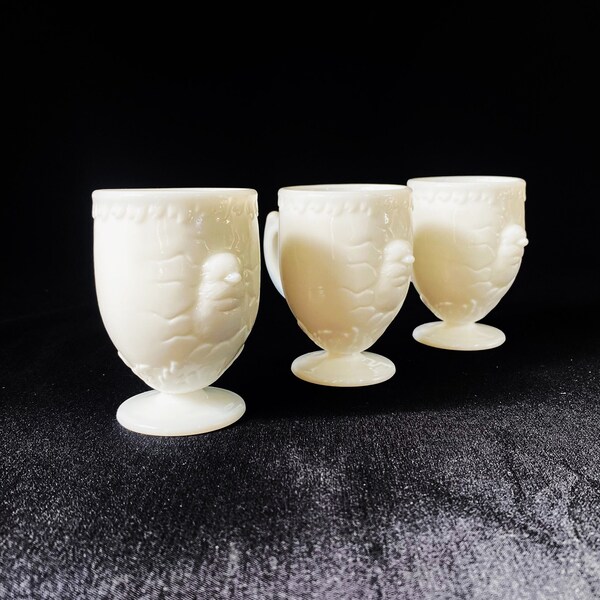 Milk Glass Egg Cup - Etsy
