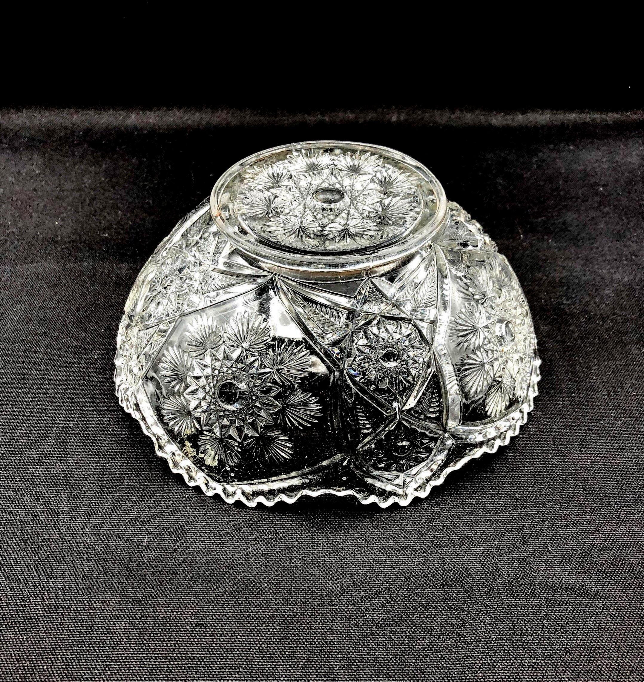 EAPG Cambridge Fernland Sawtooth Rim Serving Bowl - Etsy