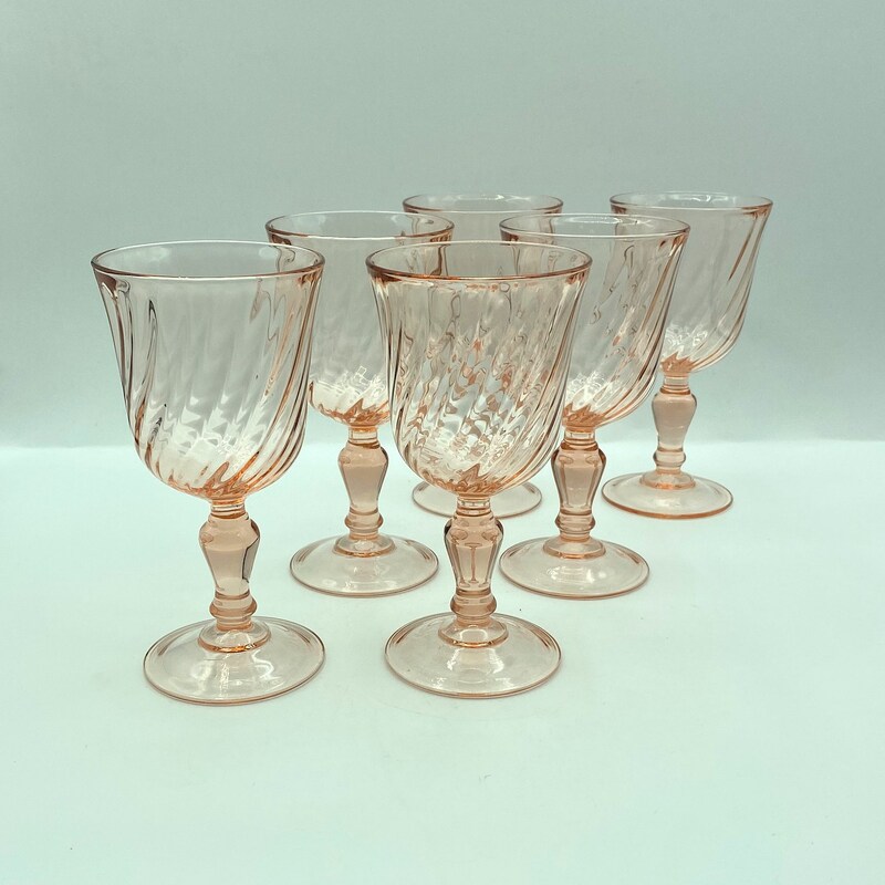 Pink Glassware - Etsy