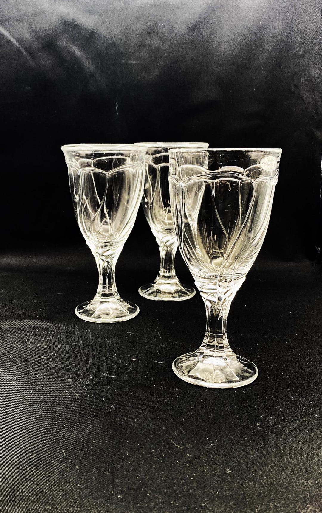 Vintage Noritake Sweet Swirl Water Goblets, Set of 3 - Etsy