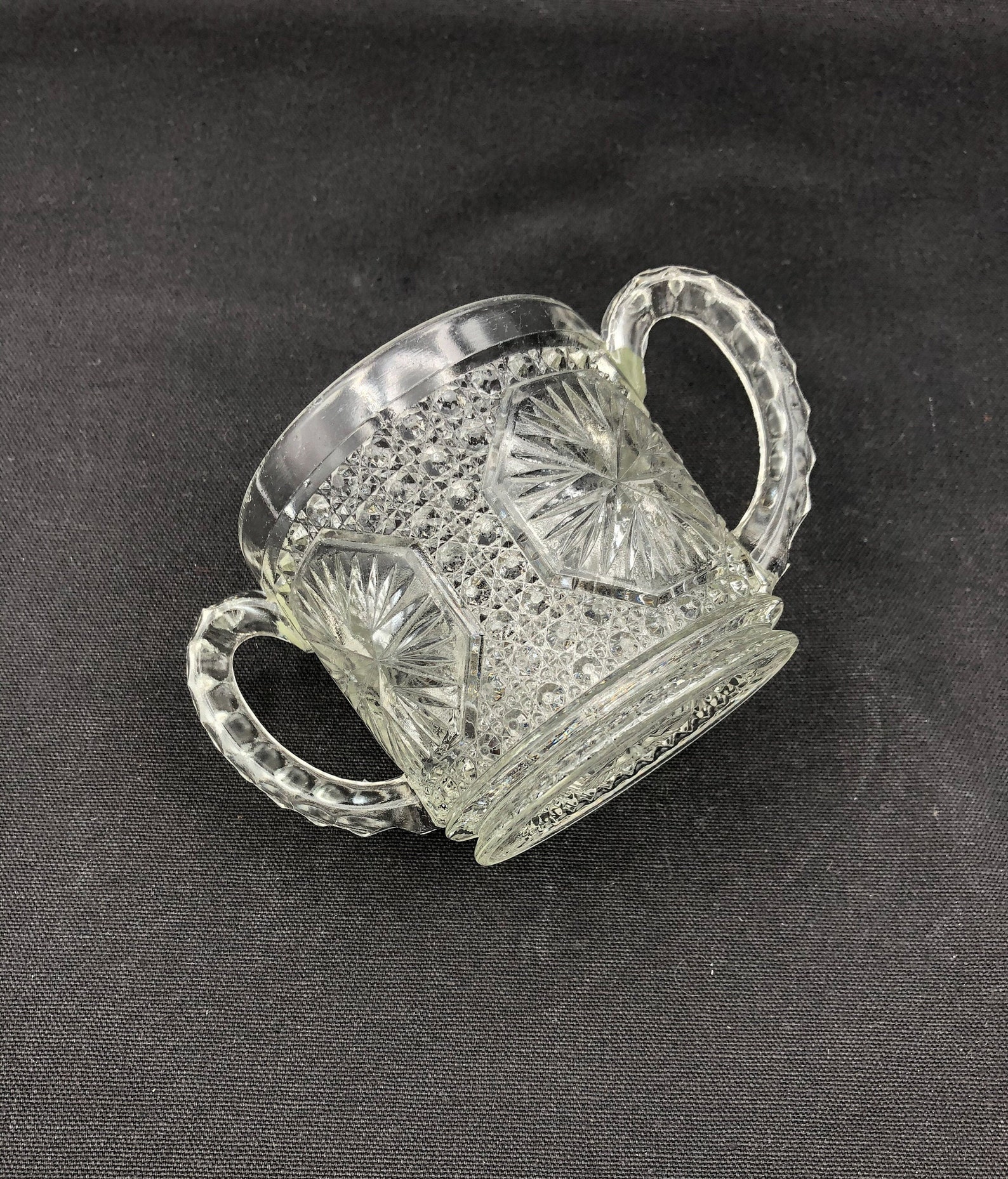 Imperial Glass Amelia Cane and Star Handled Spooner | Etsy