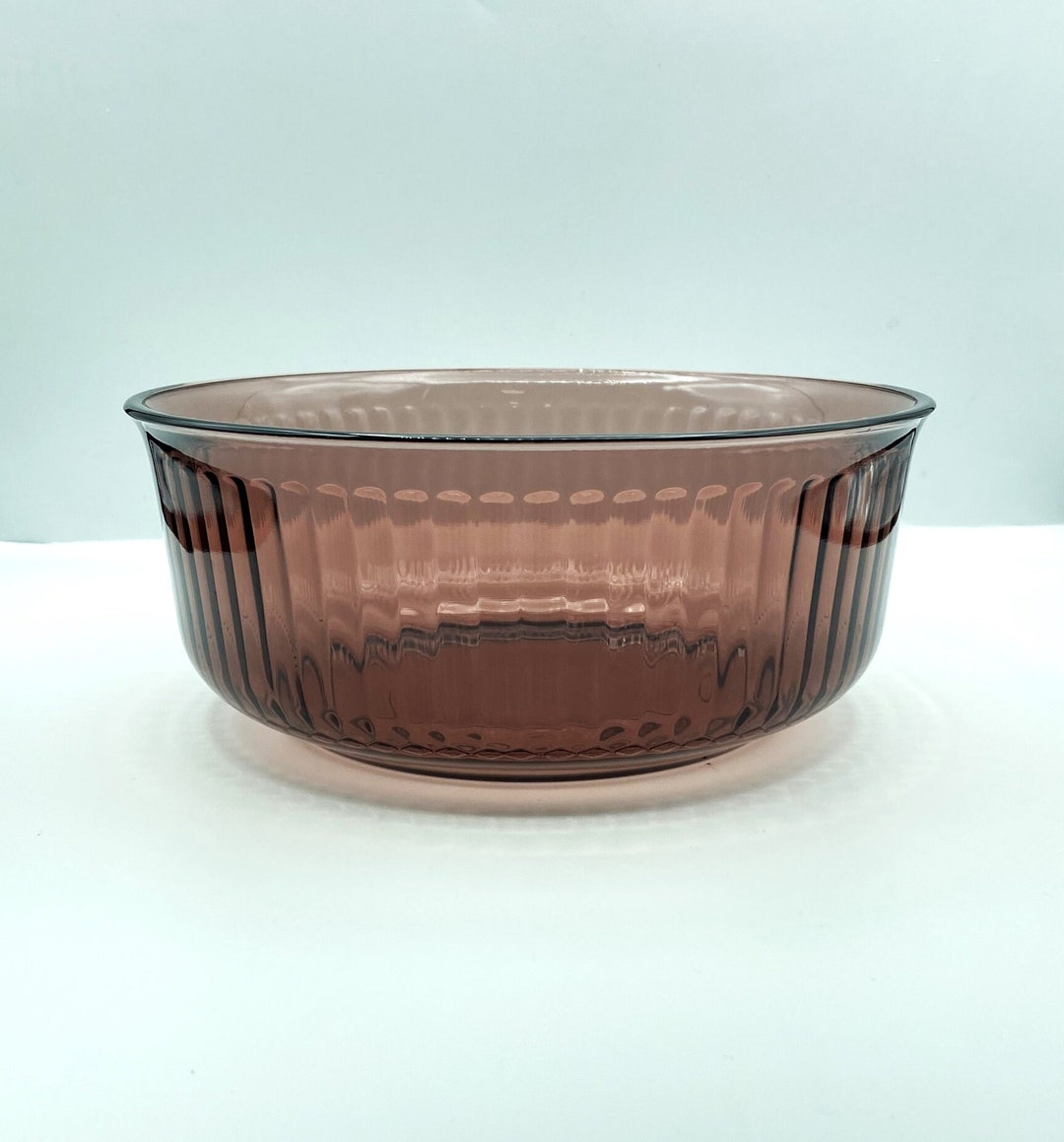 Vintage Forte Crisa Radiance Large Amethyst Salad Bowl - Etsy
