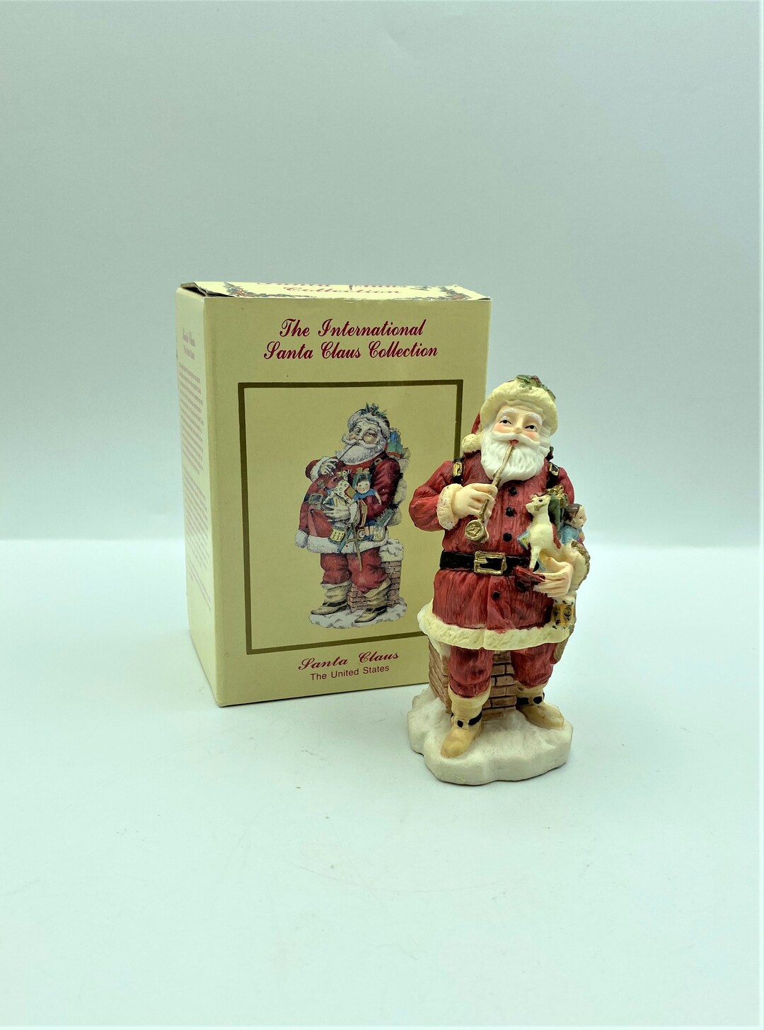 International Santa Clause Collection USA Santa Figurine - Etsy