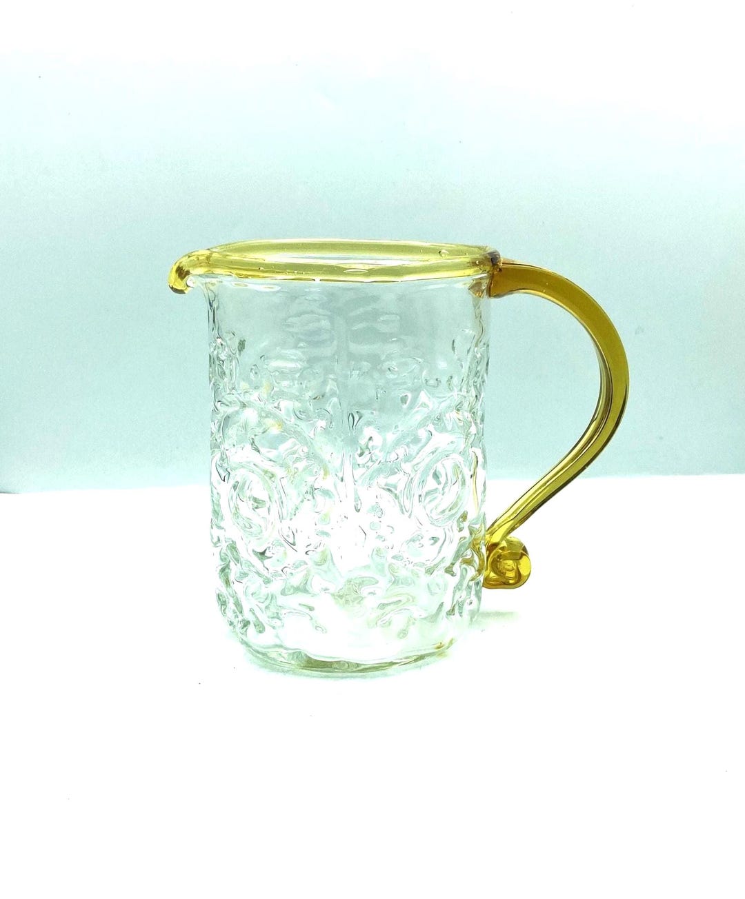 Vintage Blenko Art Glass Pitcher Designed by Hank Adams - Etsy