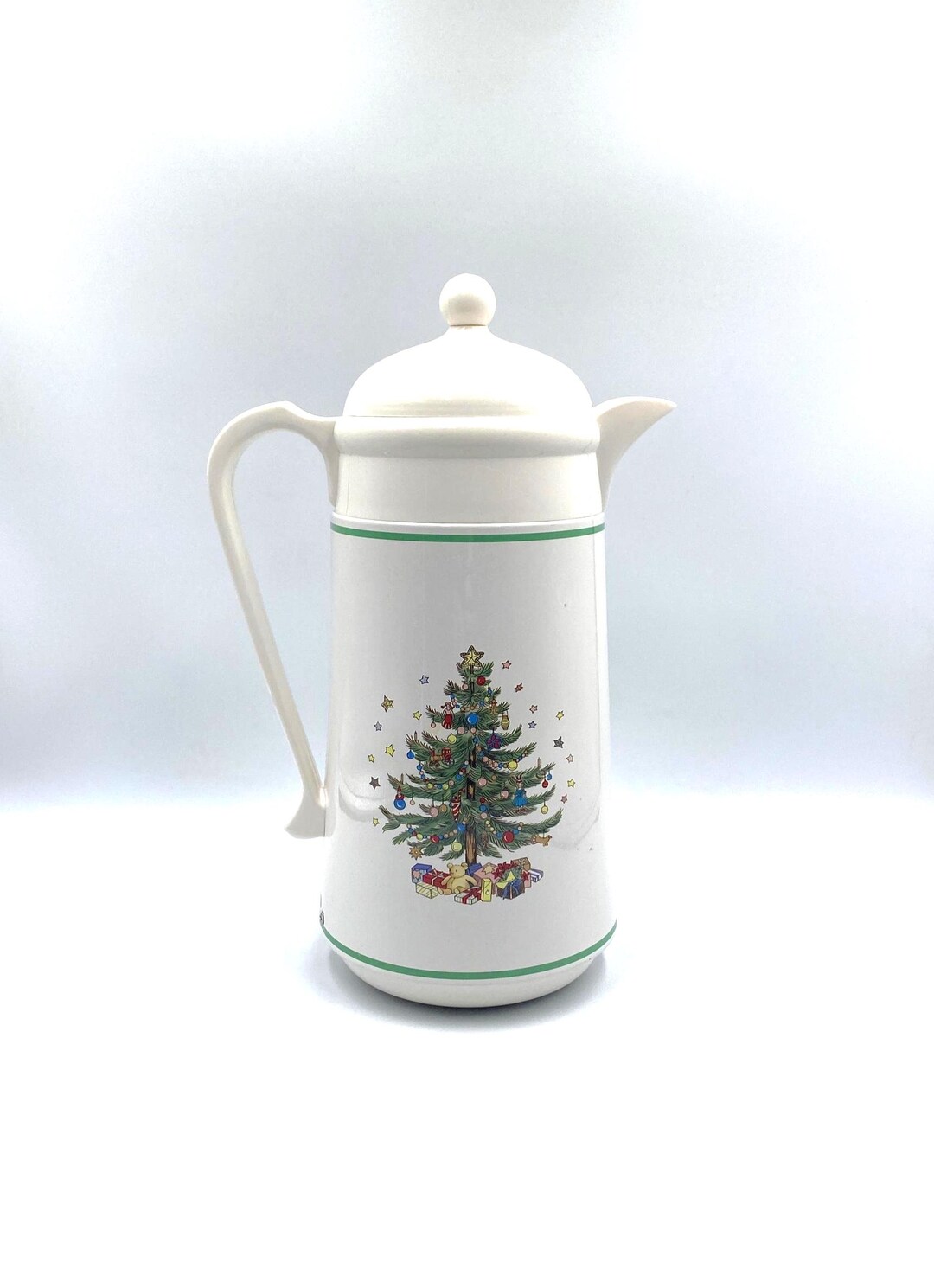 Vintage Nikko Happy Holidays Christmas Tree Insulated Thermos Carafe - Etsy