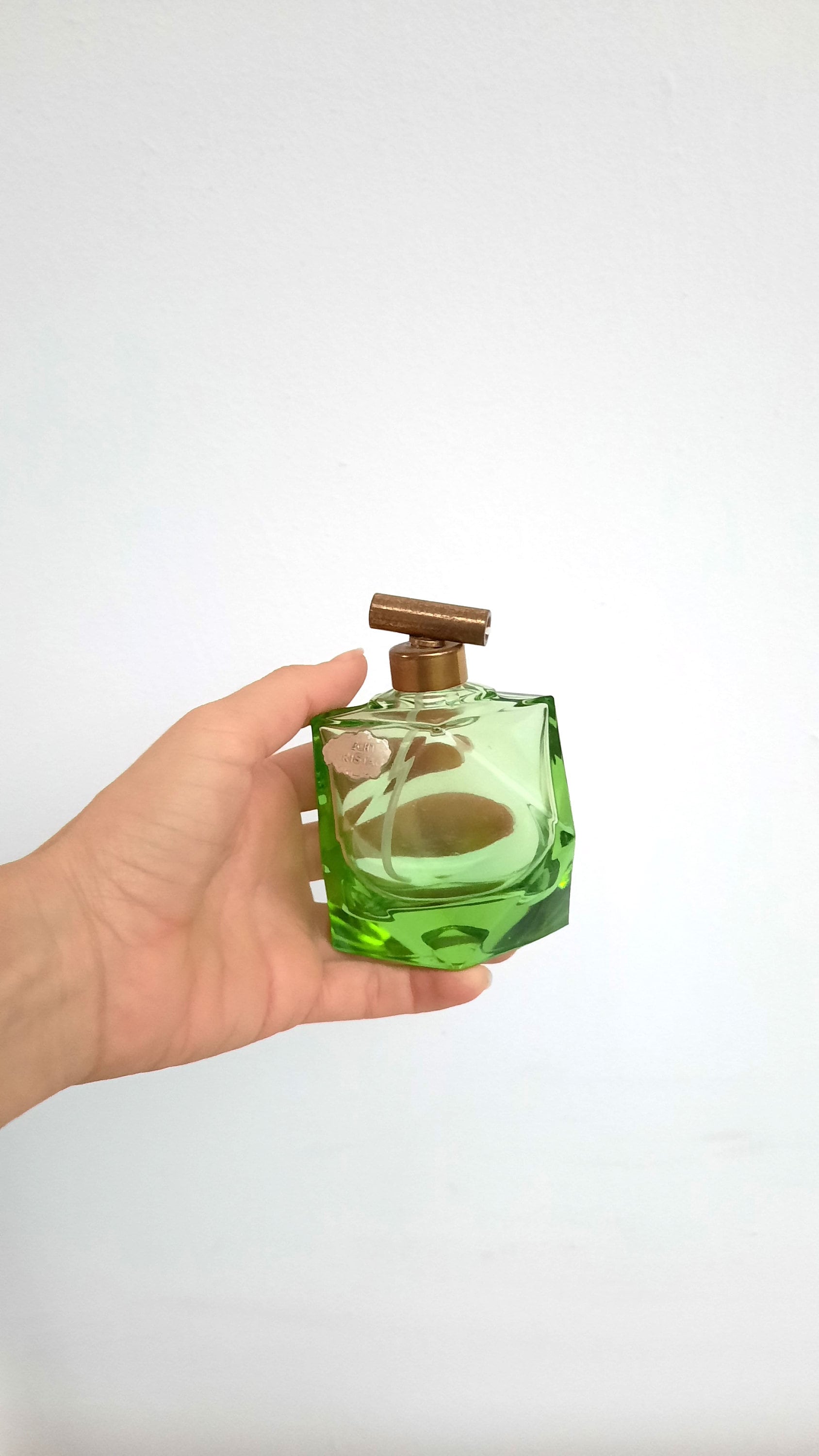 Vintage Rare Green Crystal Vanity Set Echt Kristall German - Etsy