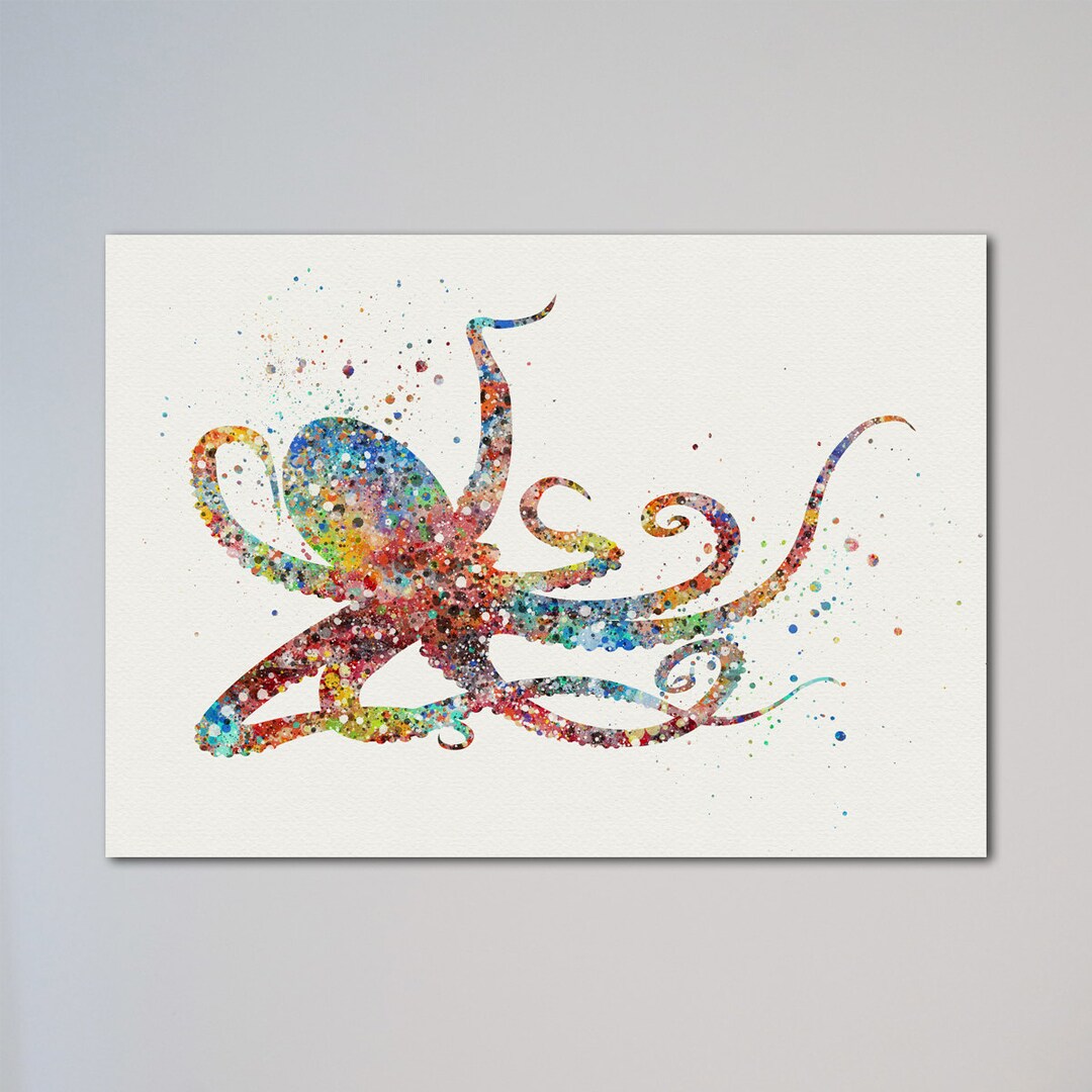 Octopus Poster Picture Print - Etsy