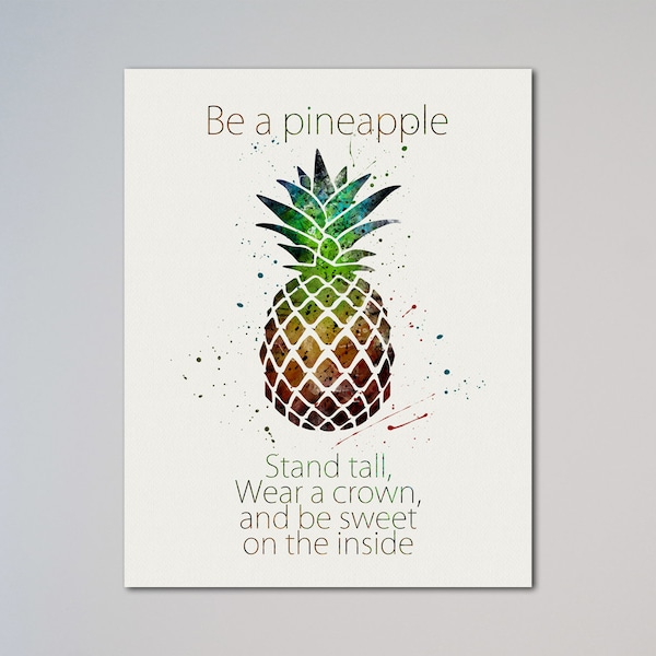 Pineapple Poster - Etsy