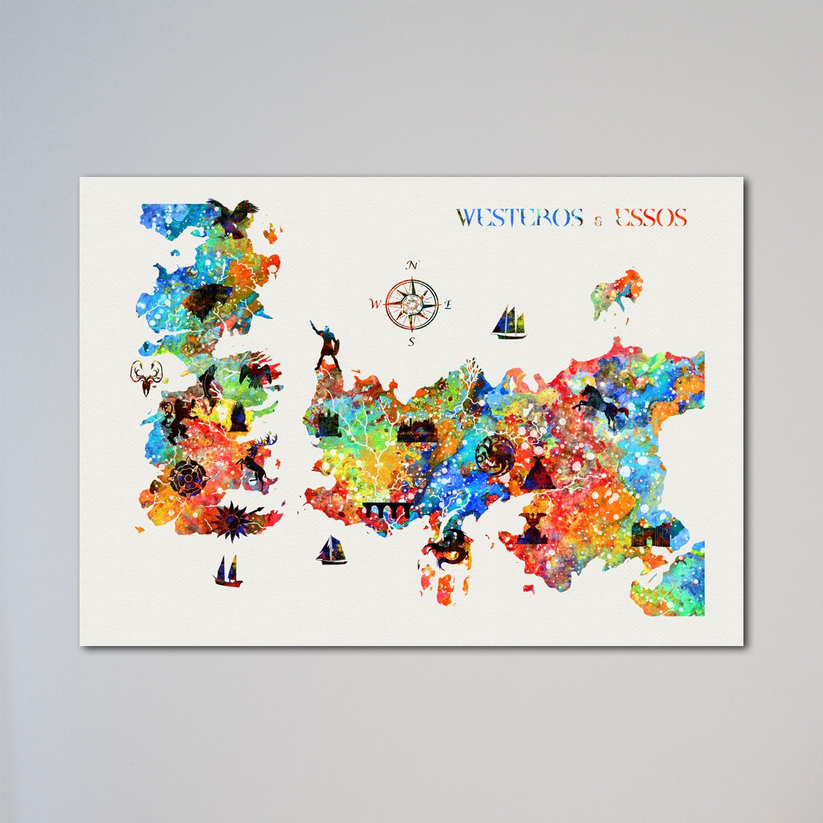 Game Of Thrones Map Houses