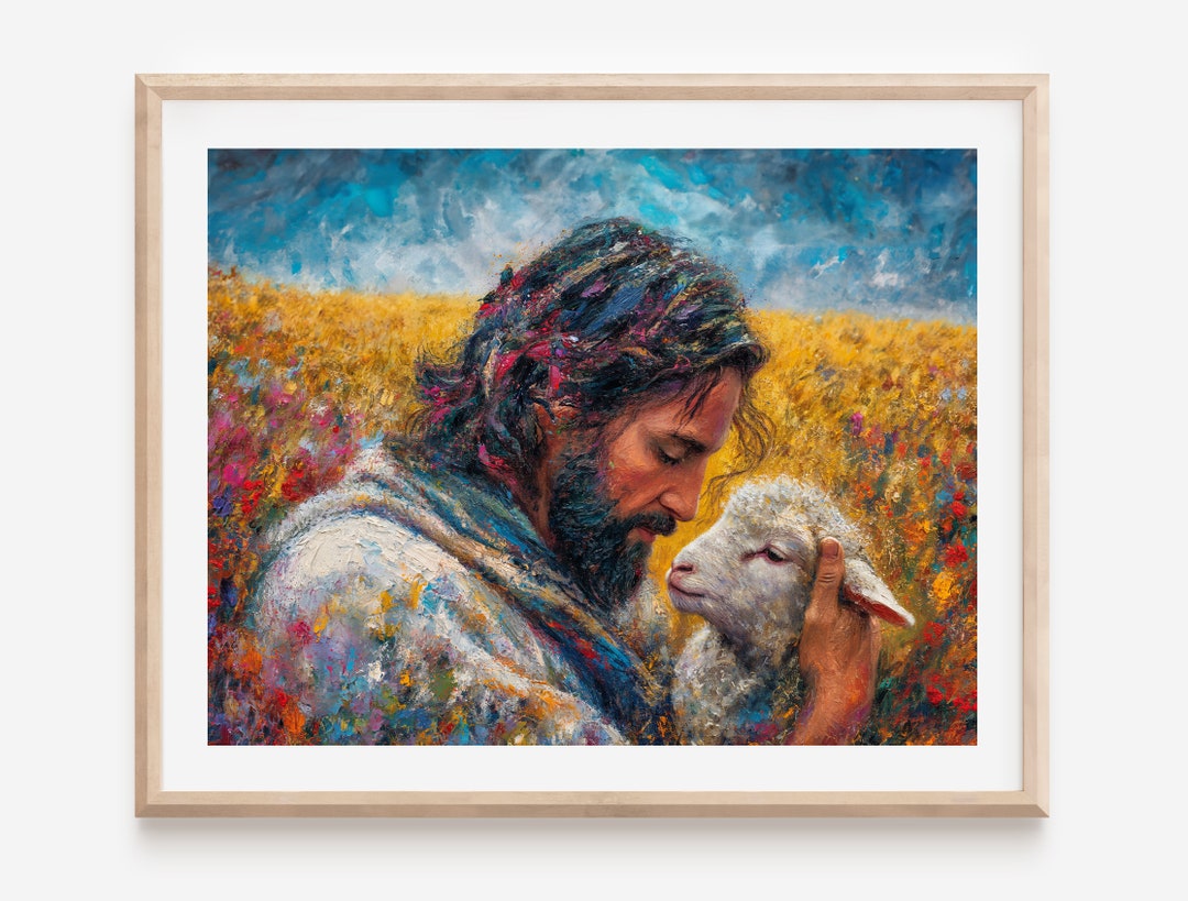 Parable of the Lost Sheep Jesus Leaves the 99 the Good Shepherd Jesus ...