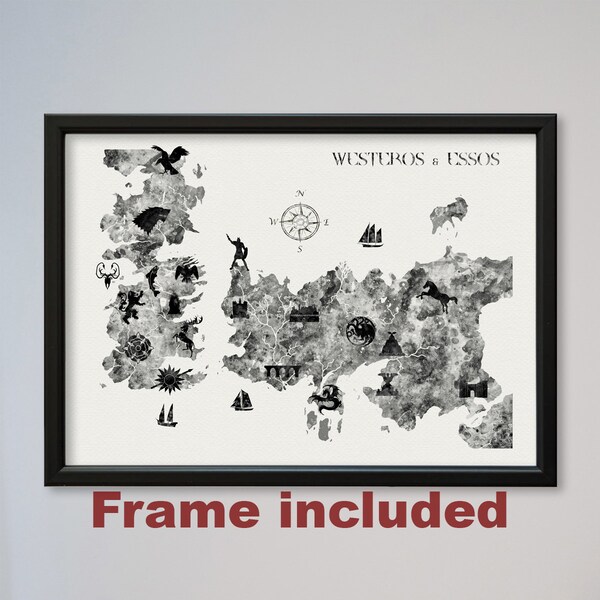 Westeros Map - Etsy