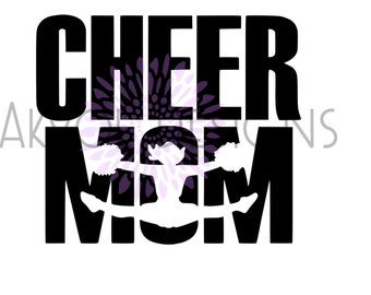 Cheer mom decal | Etsy