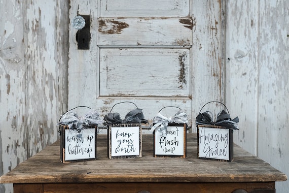 Sill sitter sign for home sign with quotes little sign | Etsy