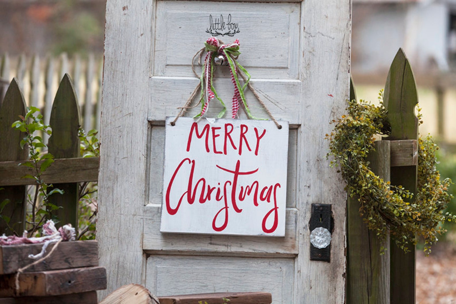 Christmas Decorations, Merry Christmas Sign, Farmhouse Christmas ...