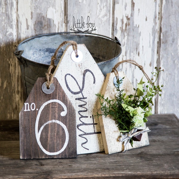 Wooden Tags - Etsy