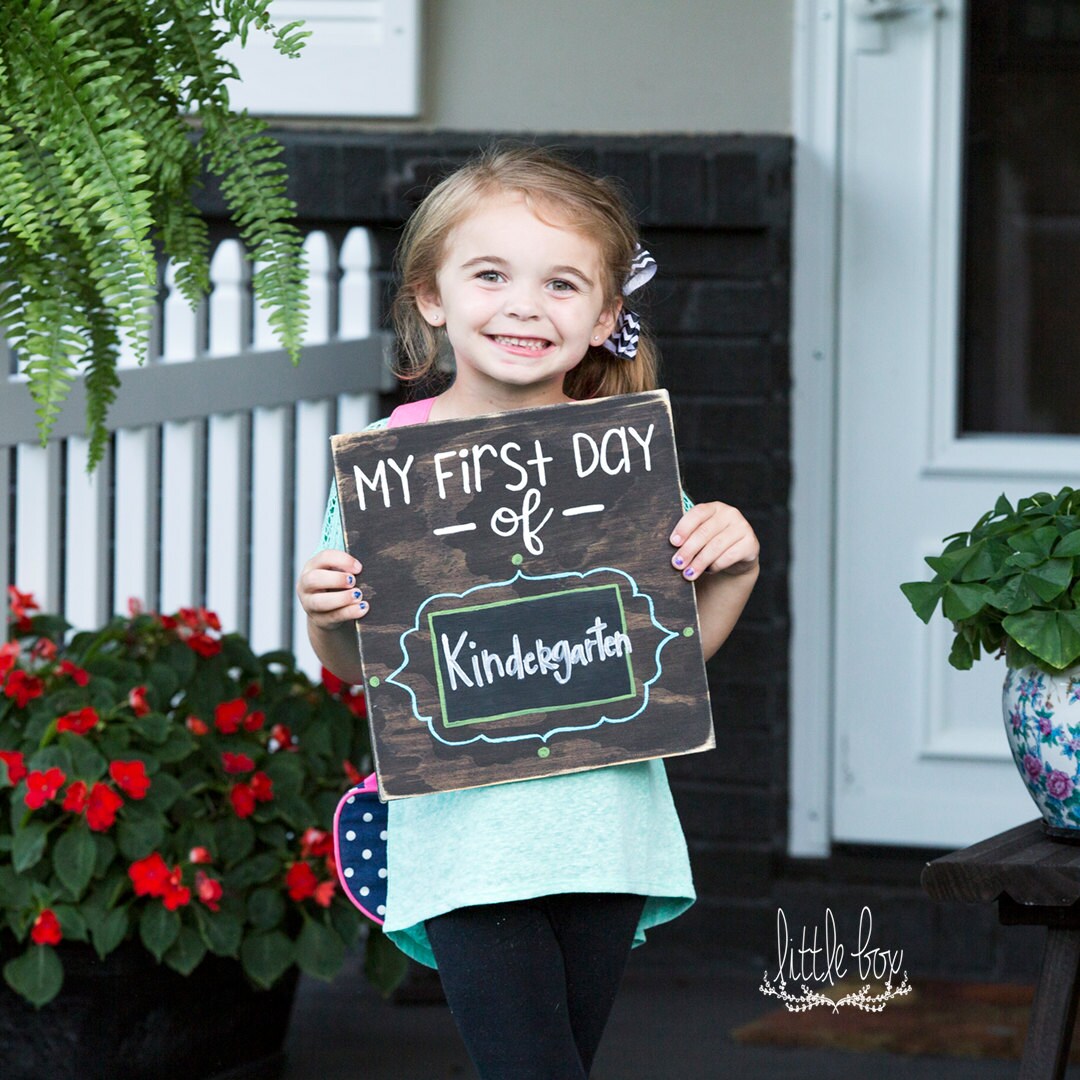 First Day of School Chalkboard, First Day of School Sign, First Day of ...