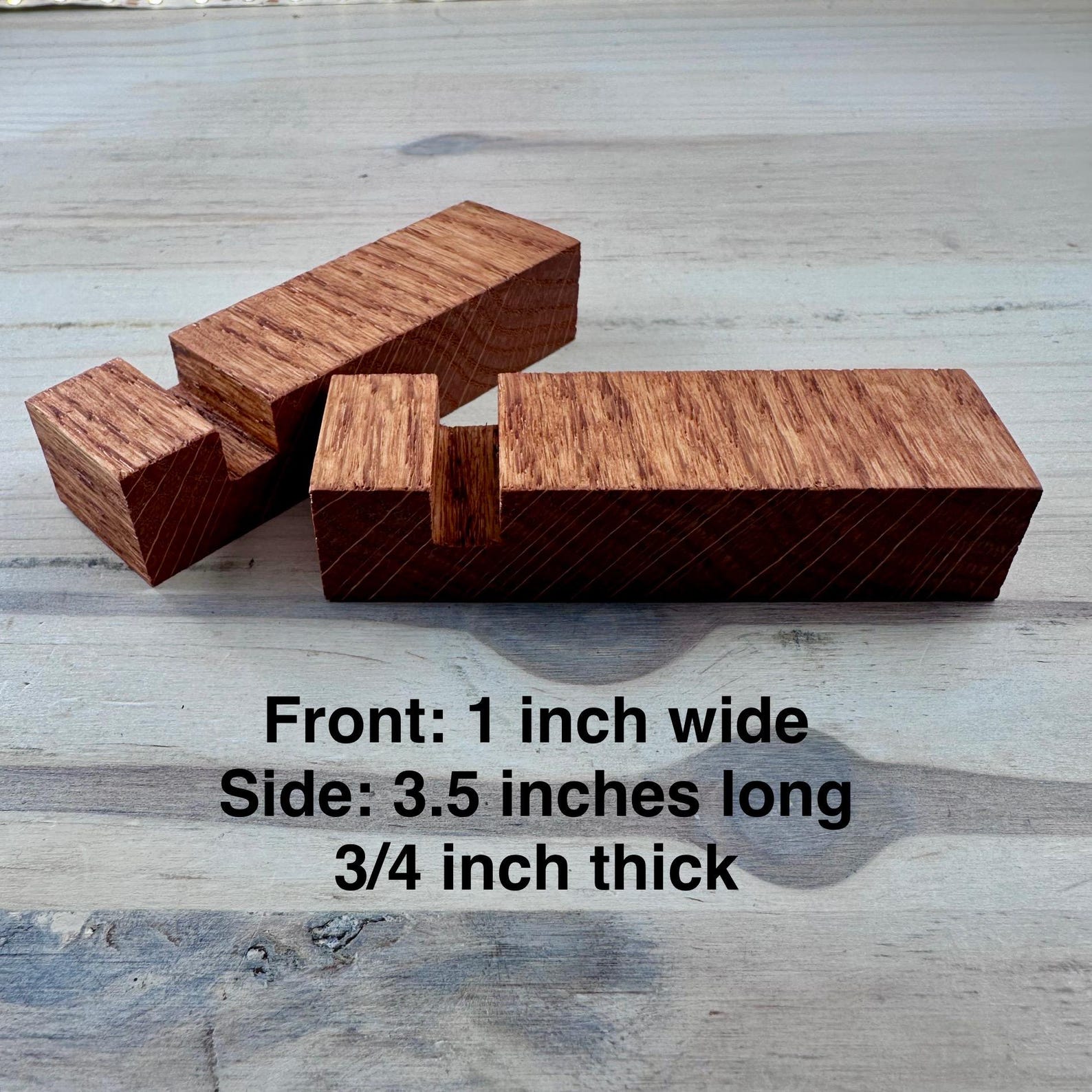 Flawed, Reduced Price - Oak Wood Display Stand (set of 2) - Fused ...