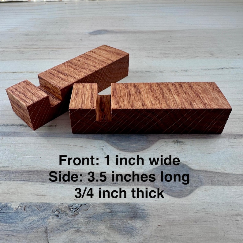 Flawed, Reduced Price - Oak Wood Display Stand (set of 2) - Fused ...