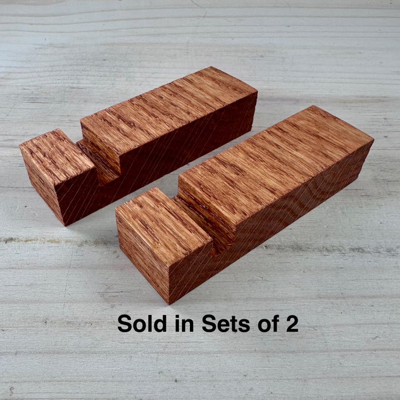 Flawed, Reduced Price - Oak Wood Display Stand (set of 2) - Fused ...