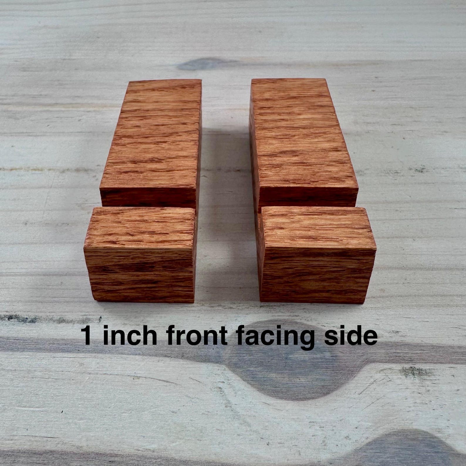 Flawed, Reduced Price - Oak Wood Display Stand (set of 2) - Fused ...