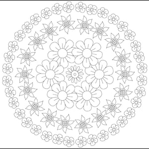 Mandala Coloring Pages 10 Spring Designs - Etsy