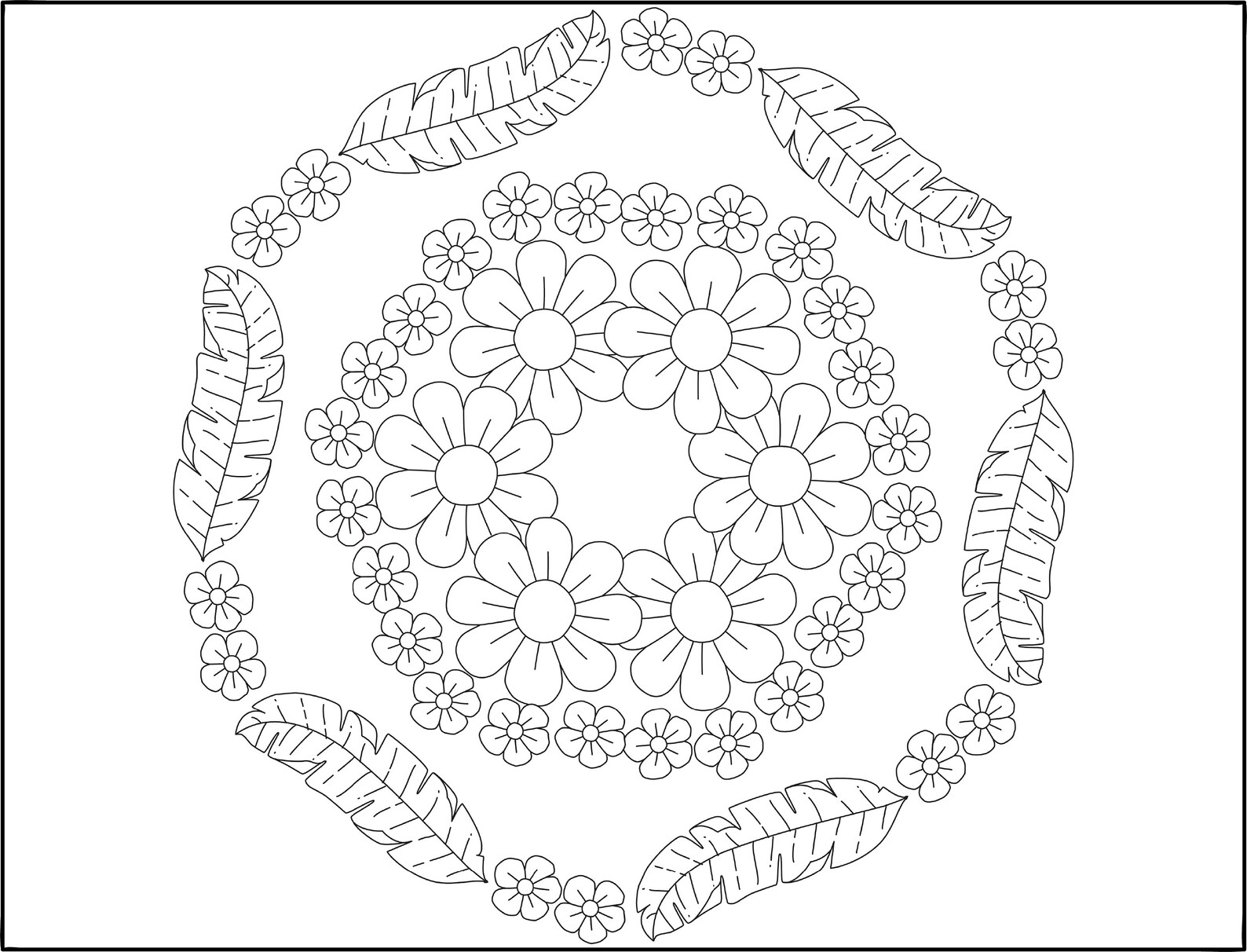 Mandala Coloring Pages 10 Spring Designs - Etsy
