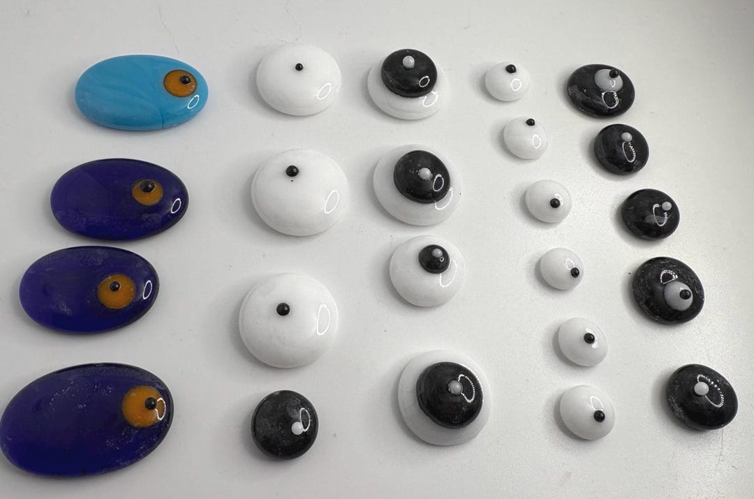 Handmade Glass Eyes Coe 96 Free Shipping! - Etsy
