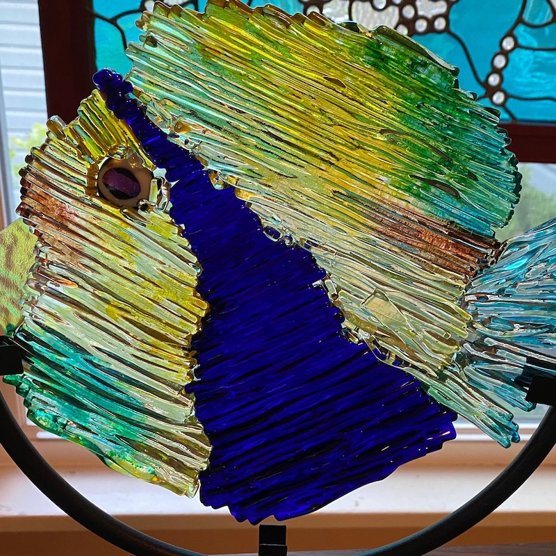 Fused Glass Fish - Etsy