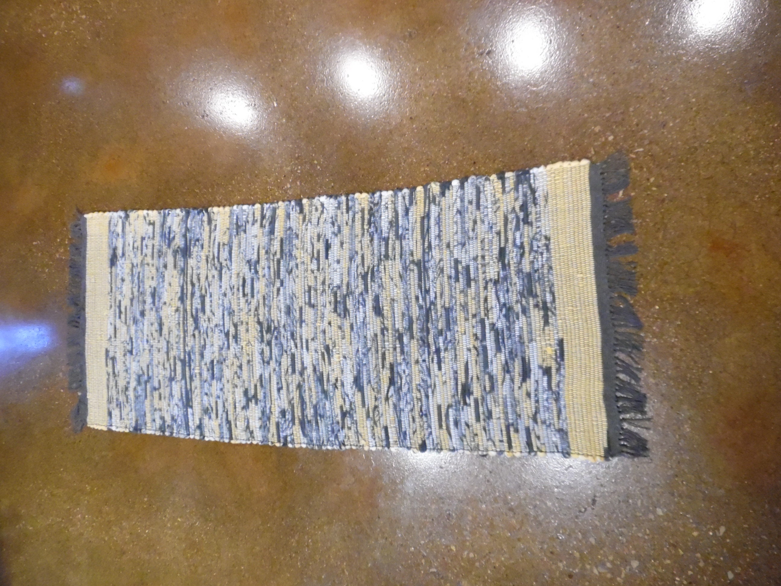 Handwoven Rug One of a Kind Made on 100 Yr Old Loom - Etsy