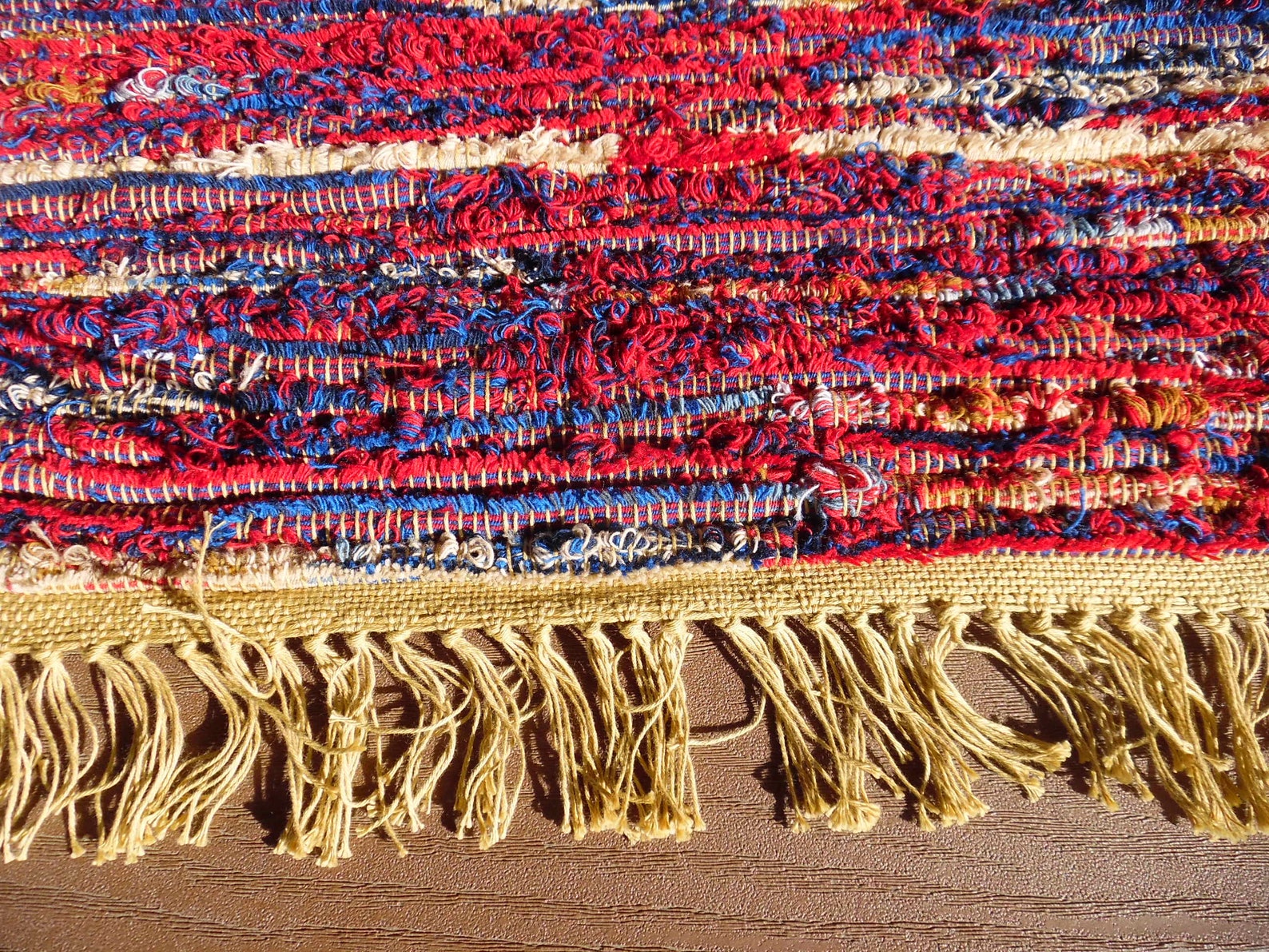 Handwoven Rug Made on 100 Yr Old Loom Gorgeous Wool - Etsy