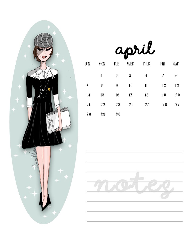 The Devil Wears Prada Illustrated Calendar - Etsy