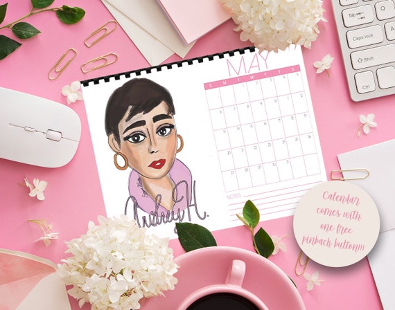 Hollywood Starlets Illustrated Calendar | Etsy