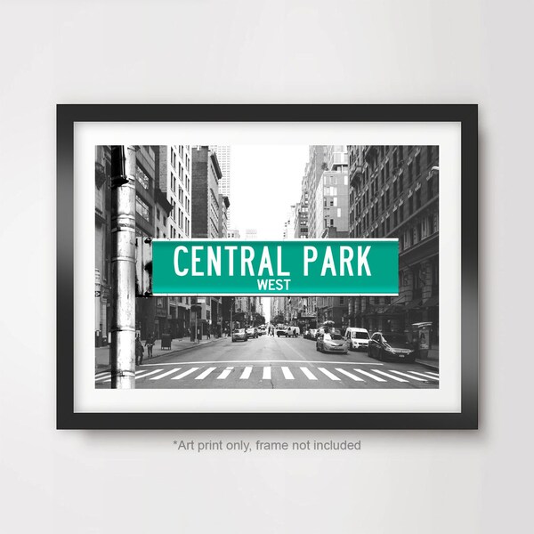 Central Park Sign - Etsy