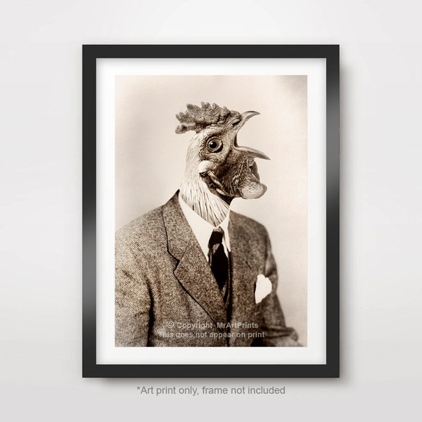 Chicken Head Wall Art - Etsy
