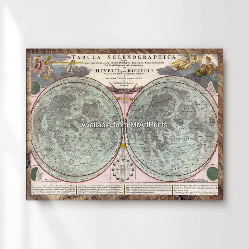 Moon Map - Etsy