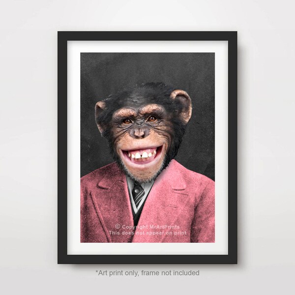 Monkey Picture Frame - Etsy