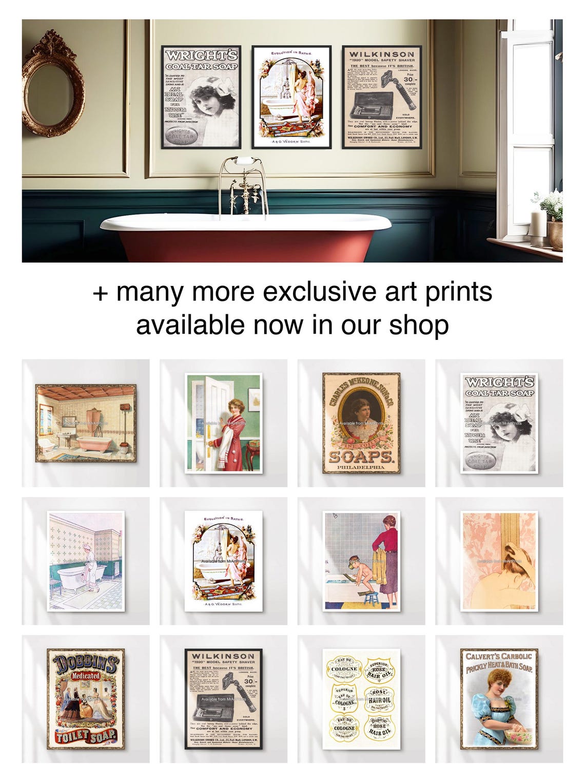 Victorian Lady Soap Advert Print, Vintage Bathroom Wall Decor - Etsy