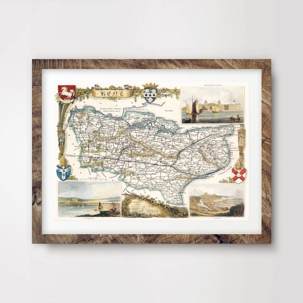 Kent Poster - Etsy UK