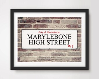 West BROMPTON London ART PRINT W13 Postcode Street Road Sign District ...