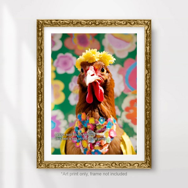 Chicken Poster - Etsy