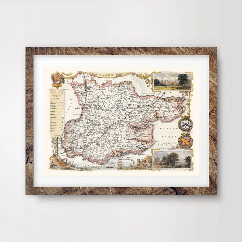 Old Essex Maps - Etsy UK