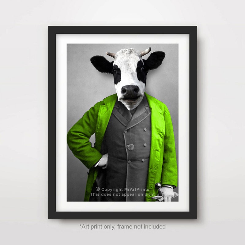 Cow Portrait - Etsy