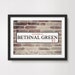 Bethnal Green London E2 Street Sign Art Print - Etsy UK