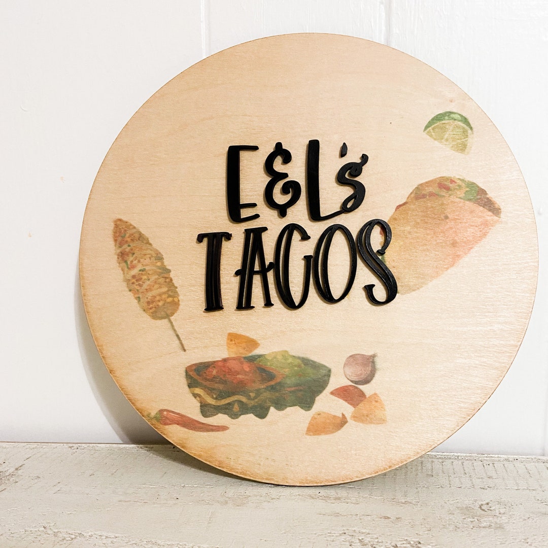 Taco Stand Sign | Play Kitchen Sign - Etsy