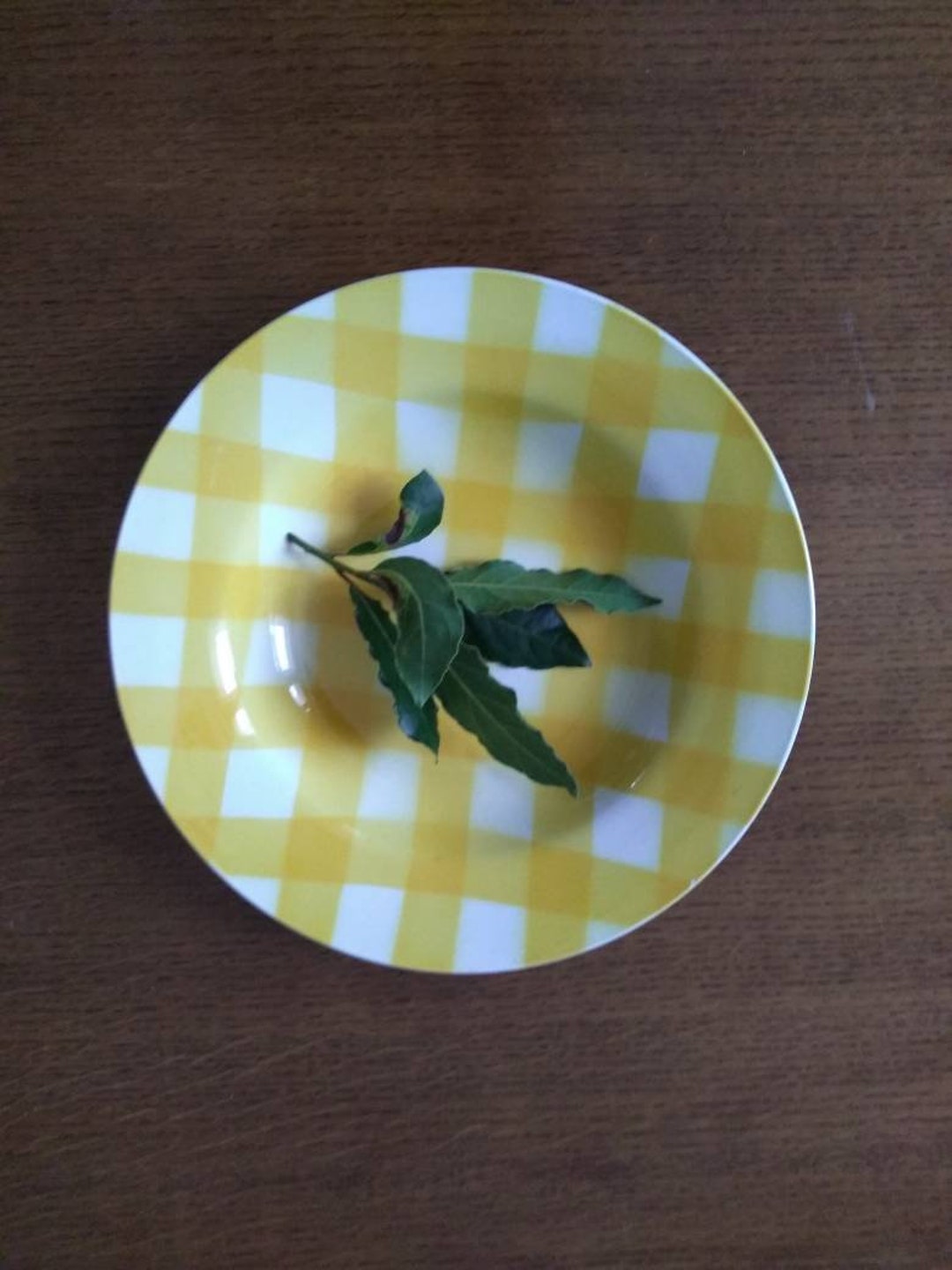 Gingham Check Hollow Plate Digoin Torchon Tartan Sarreguemine Ecossais ...