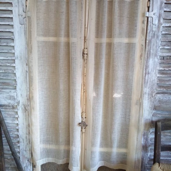 Muslin Curtains - Etsy