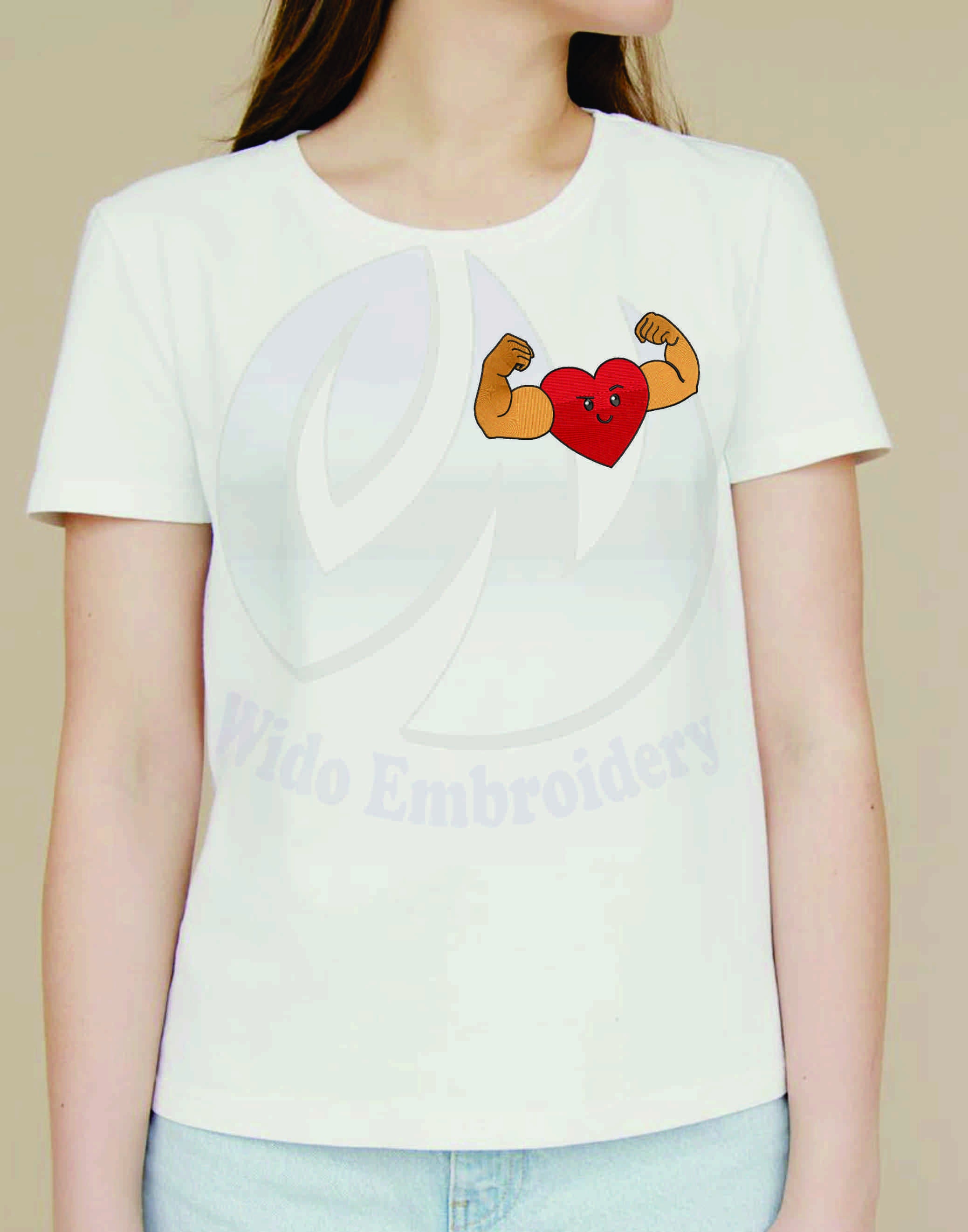 Heart Embroidery Design 5 Sizes 10 Formats Valentine's - Etsy