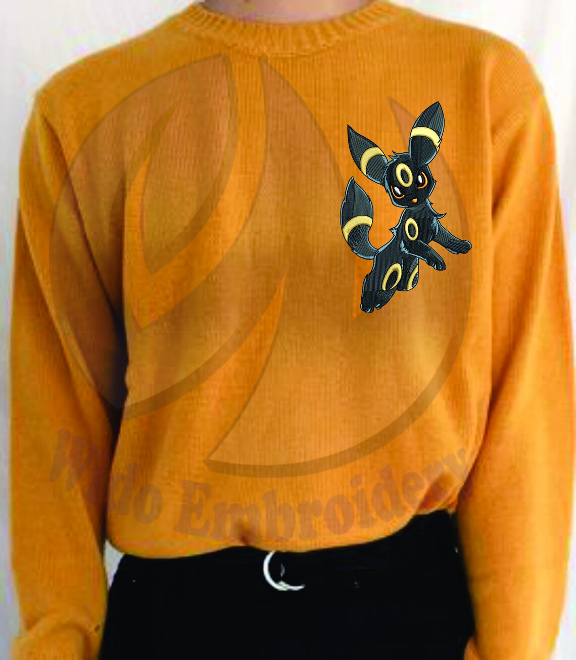 Umbreon Pokemon Machine EMBROIDERY DESIGN in 5 Sizes and 10 - Etsy